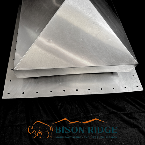 16” x 16” Square Gravity Vent With Bird Screen – Bison RIdge